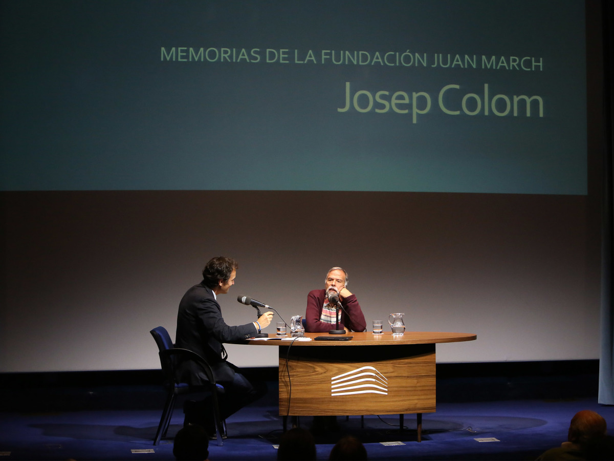 Josep Colom | Fundación Juan March