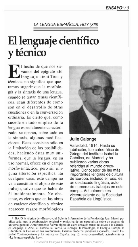 Ficha: El lenguaje científico y técnico. Biblioteca