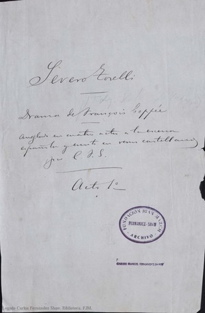 La saga Fernández Shaw y el teatro lírico - Buscador | Fundación Juan March