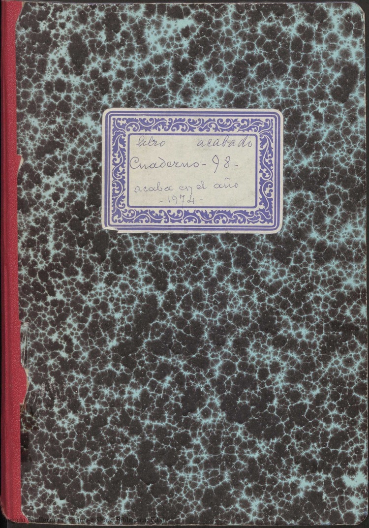 Cuaderno 98 (1971-1975). Publicación del libro "Larga historia de "La ...