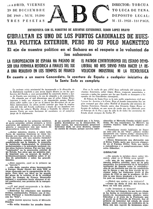 Gibraltar es uno de los puntos cardinales de nuestra política exterior, pero no su polo ...