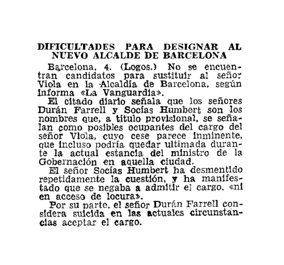 Dificultades para designar al nuevo alcalde de Barcelona - Archivo Linz ...