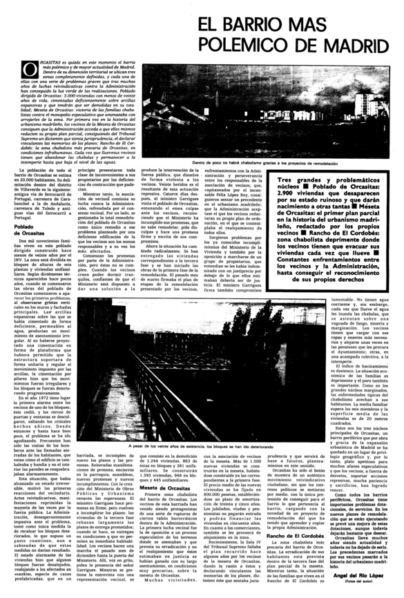 Orcasitas. El barrio más polémico de Madrid - Archivo Linz de la ...