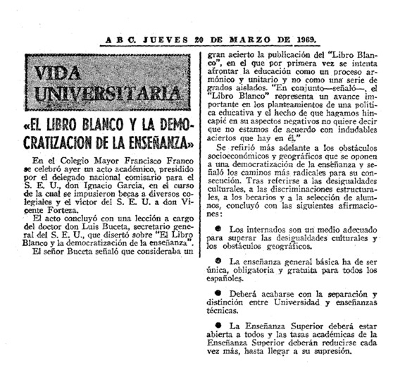El Libro Blanco y la democratización de la enseñanza - Archivo Linz de ...