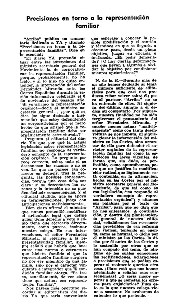 Precisiones en torno a la representación familiar - Archivo Linz de la Transición española ...