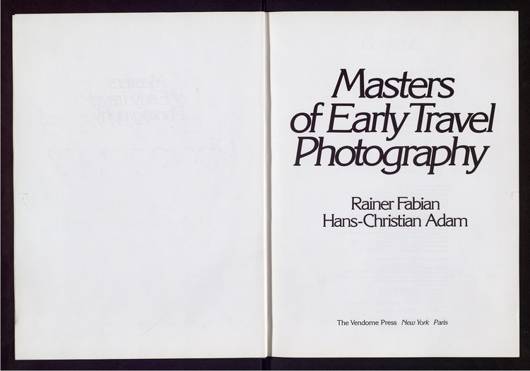 Masters of early travel photography - La biblioteca de Fernando Zóbel ...