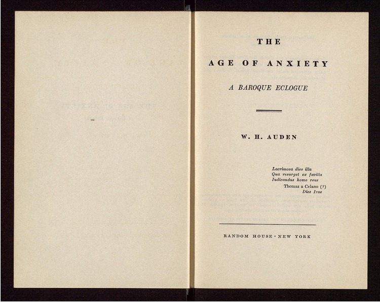 The Age of anxiety - La biblioteca de Fernando Zóbel | Fundación Juan March